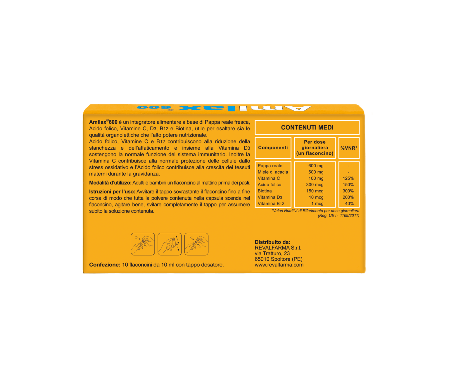 Amilax 600 - Pappa Reale Fresca - Revalfarma