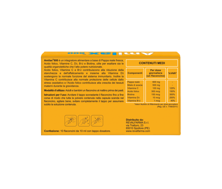 Amilax 600 - Pappa Reale Fresca - Revalfarma