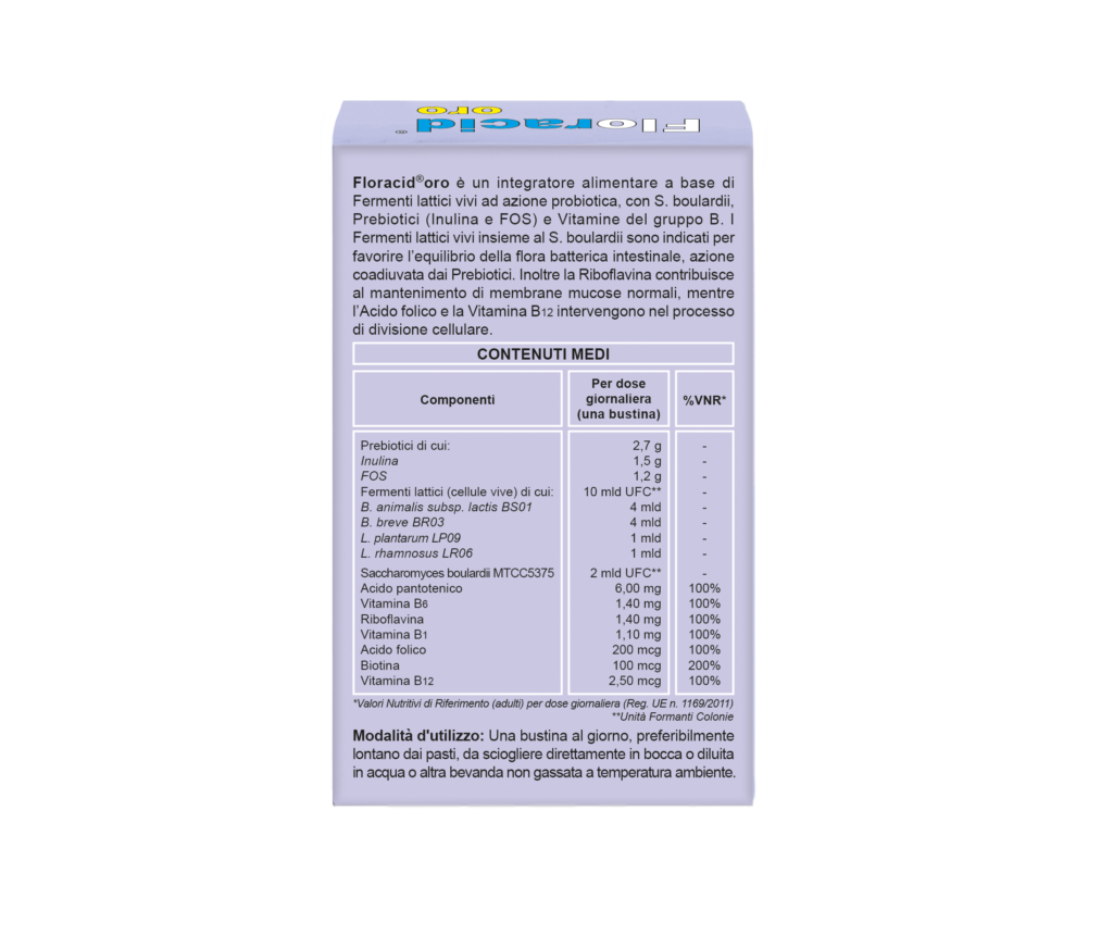 Floracid Oro - Fermenti Lattici Vivi - Revalfarma