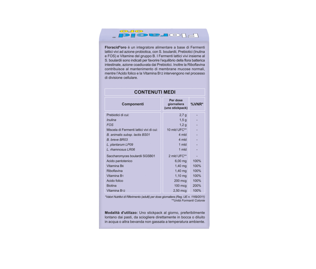 Floracid Oro - Fermenti Lattici Vivi - Revalfarma